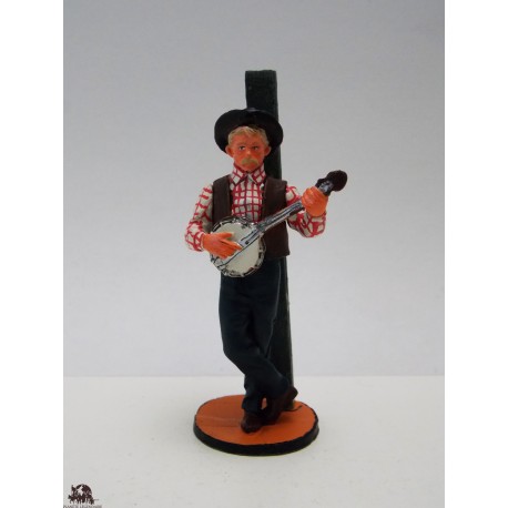Mexican banjo player Del Prado figurine Cowboy collection