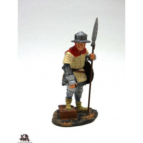 Figurine collection Del Prado Middle Ages Flemish infantryman